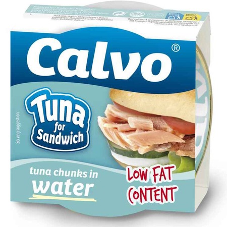 Ton pt sandvis in sos natur, Calvo, 142 gr - eMAG.ro