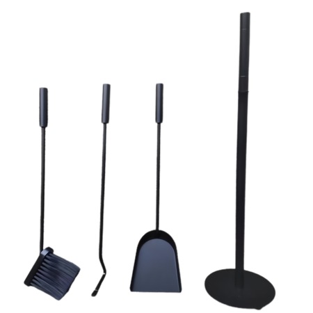Set Accesorii pentru Semineu si Soba, Negru, 61.5cm - eMAG.ro