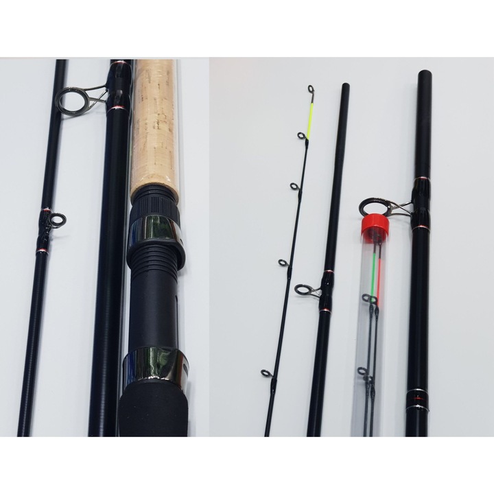 Lanseta Feeder REGAL FISH, 3, 9m lungime, 3 segmente, 60-160gr - eMAG.ro