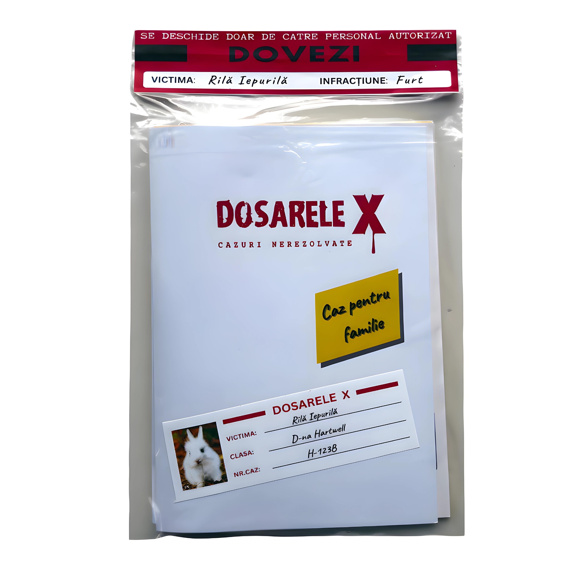 Joc de societate Dosarele X - Cazul Disparitiei lui Rila Iepurila (Caz ...