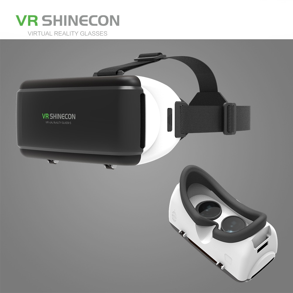 Shinecon 3D VR очила за телефон, контролер, акрилни лещи, игри за виртуална реалност, видео ...