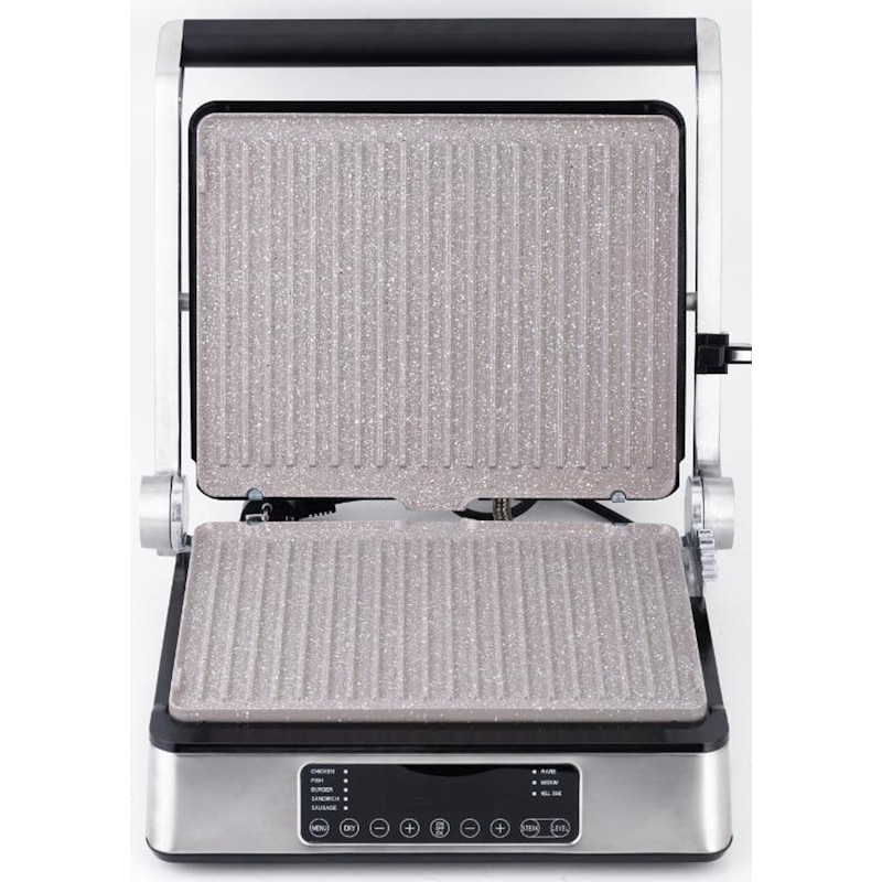 Grill electric Finlux FDG-22MX, control digital si afisaj, Acoperire ...