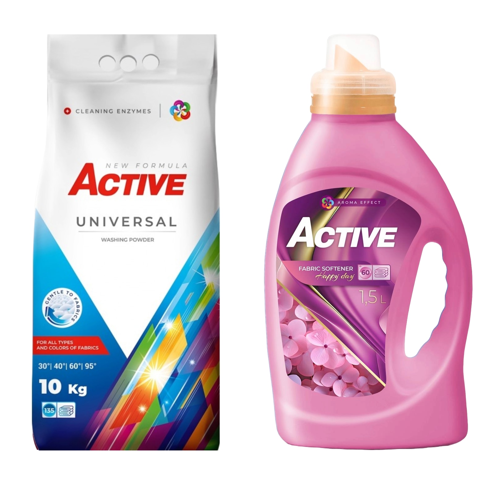 Detergent Universal de rufe pudra Active, sac 10kg, 135 spalari ... Detergent Universal de rufe pudra Active, sac 10kg, 135 spalari ...