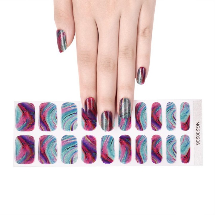 Unghii Gel tip Sticker Autocolant, Faceto, Uscare Rapida la UV ...