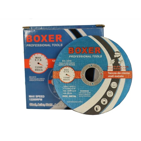Disc pentru debitare metal, 125 x 1.2 x 22.2 mm, Boxer - eMAG.ro