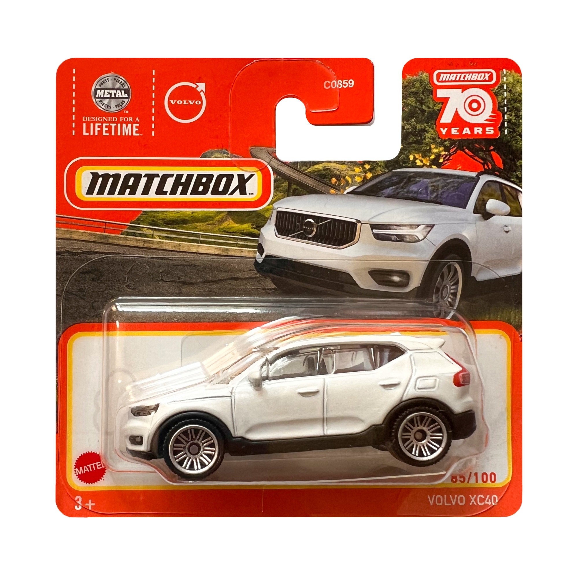 Masinuta metalica Matchbox, Volvo XC40, 1:64, Alb - eMAG.ro