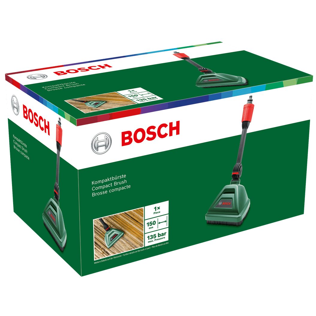 Perie de spalare BOSCH Compact Brush, pentru suprafete exterioare ...
