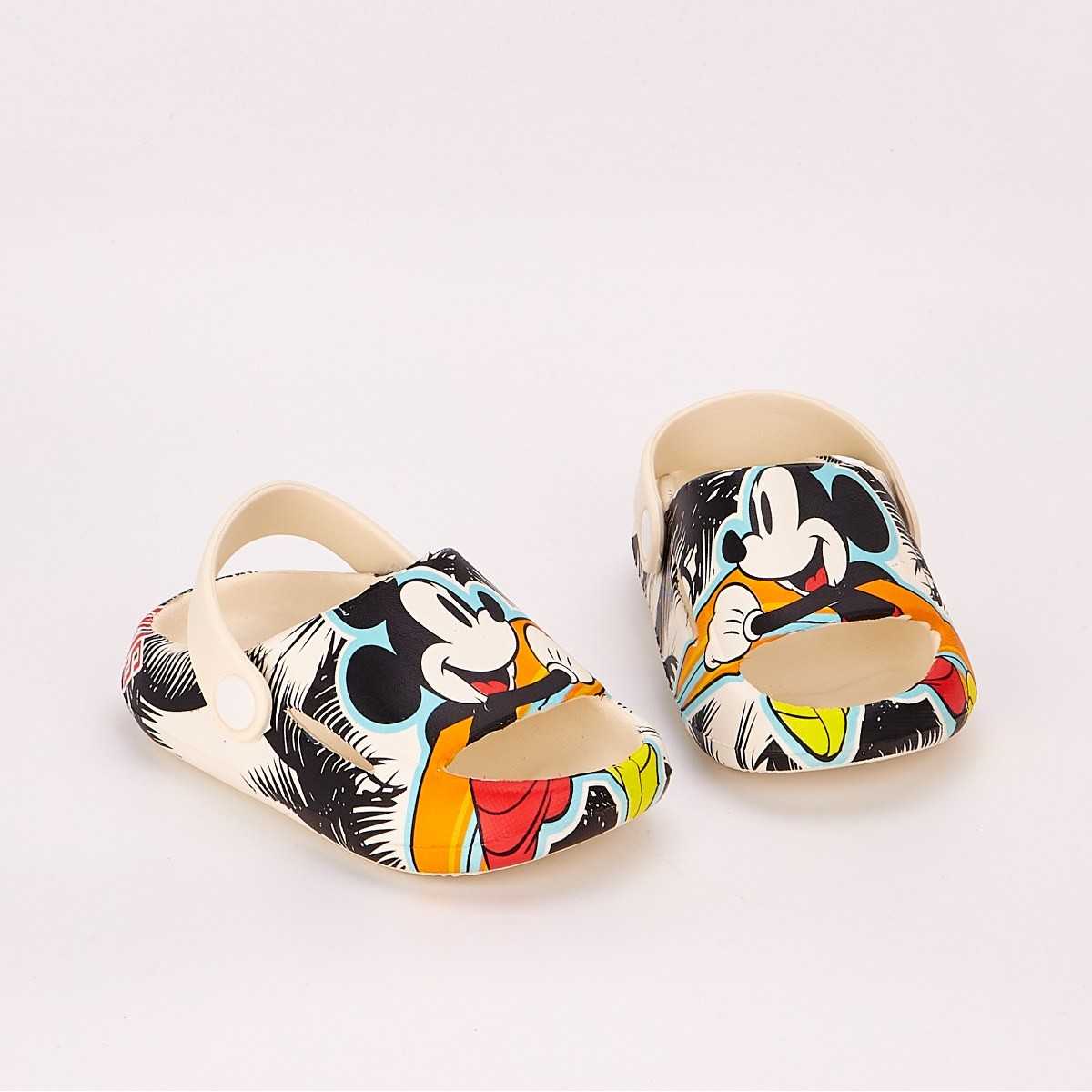 Saboti copii, tip crocs, cu Mickey Mouse, negru, marime 26/27 - eMAG.ro