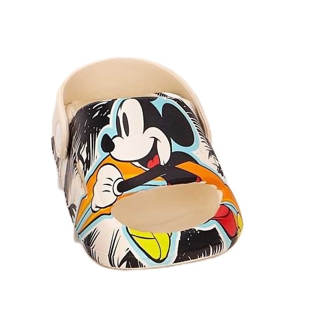 Papuci copii, tip sandale, cu Mickey Mouse, negru, marime 18/19 - eMAG.ro