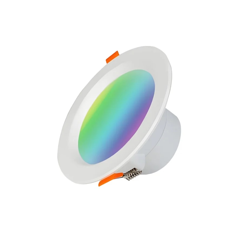 Spot de tavan incastrabil si dimabil LED 12W, Smart WiFi, RGB, 3000K ...