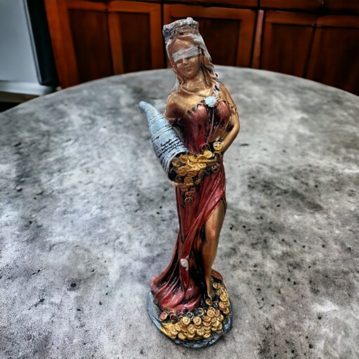 Statueta rosie Zeita Fortuna, Rasina, 30 cm - eMAG.ro