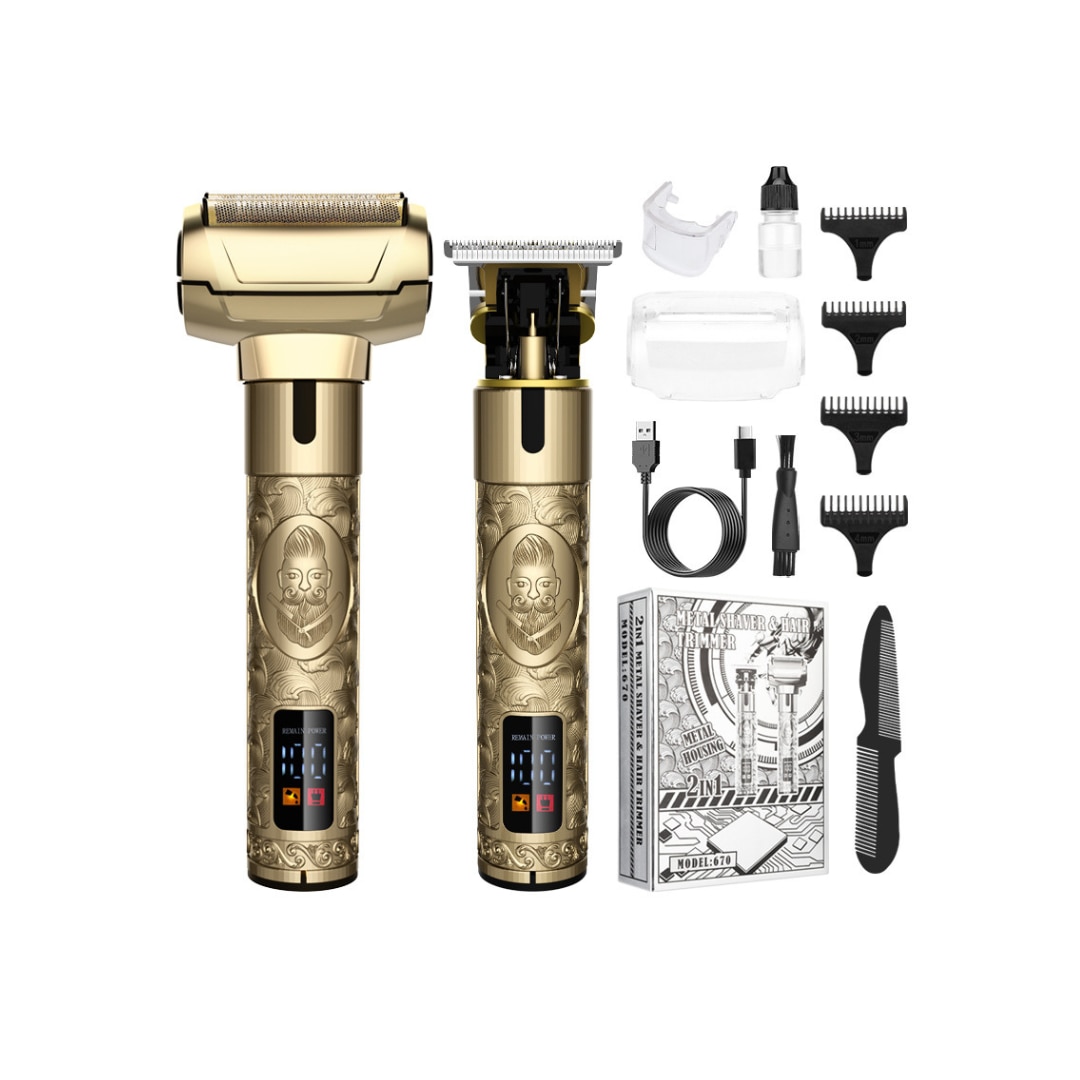 Aparat de Ras/Barbierit, Trimmer, Set Masina de Tuns Parul pentru ...