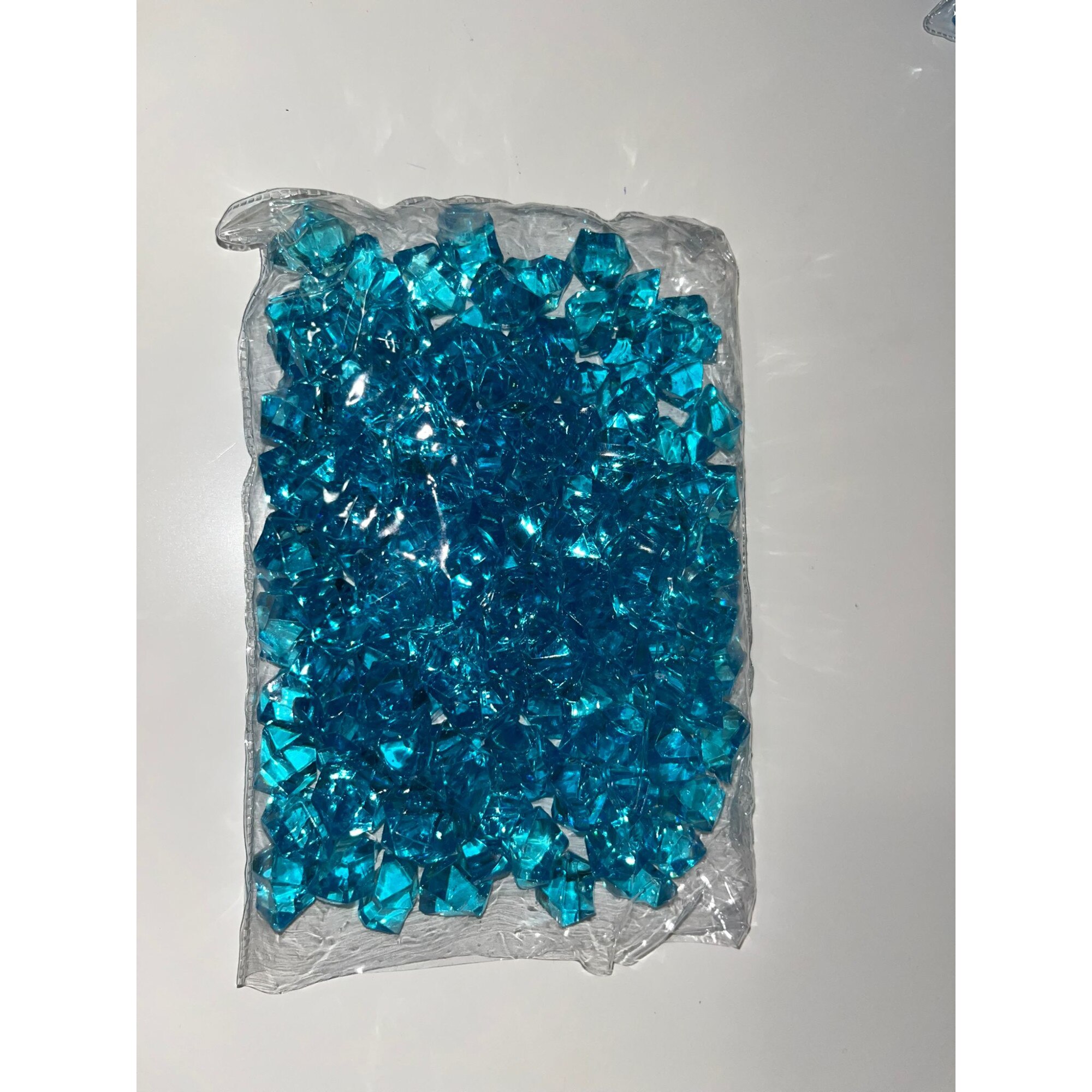 Pietre decorative plastic 300 g turcoaz - eMAG.ro