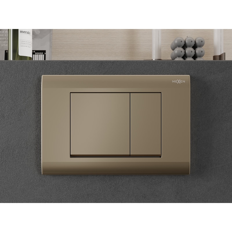 Butoane pentru rezervor WC, Mexen, 2308, Plastic, Auriu - eMAG.ro