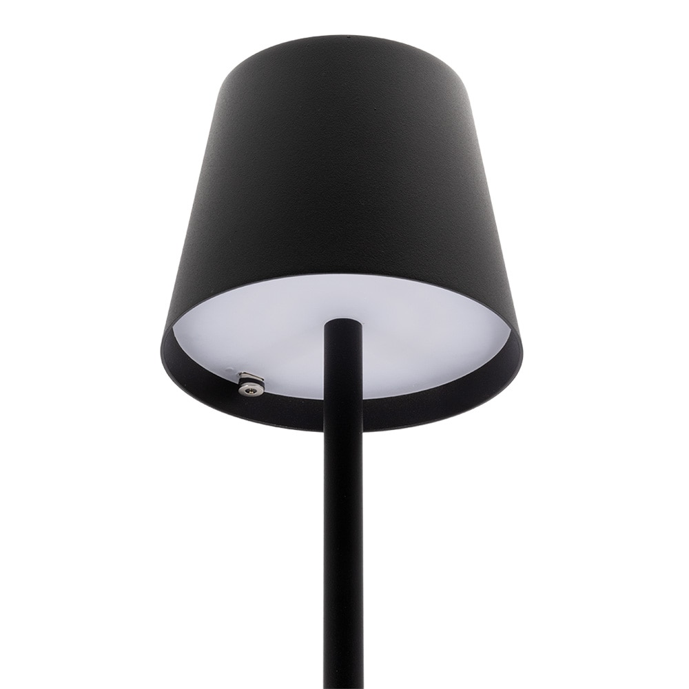 Lampa De Masa Feline Black, Wireless Led, 2800 k, IP54, lumina dimabila ...