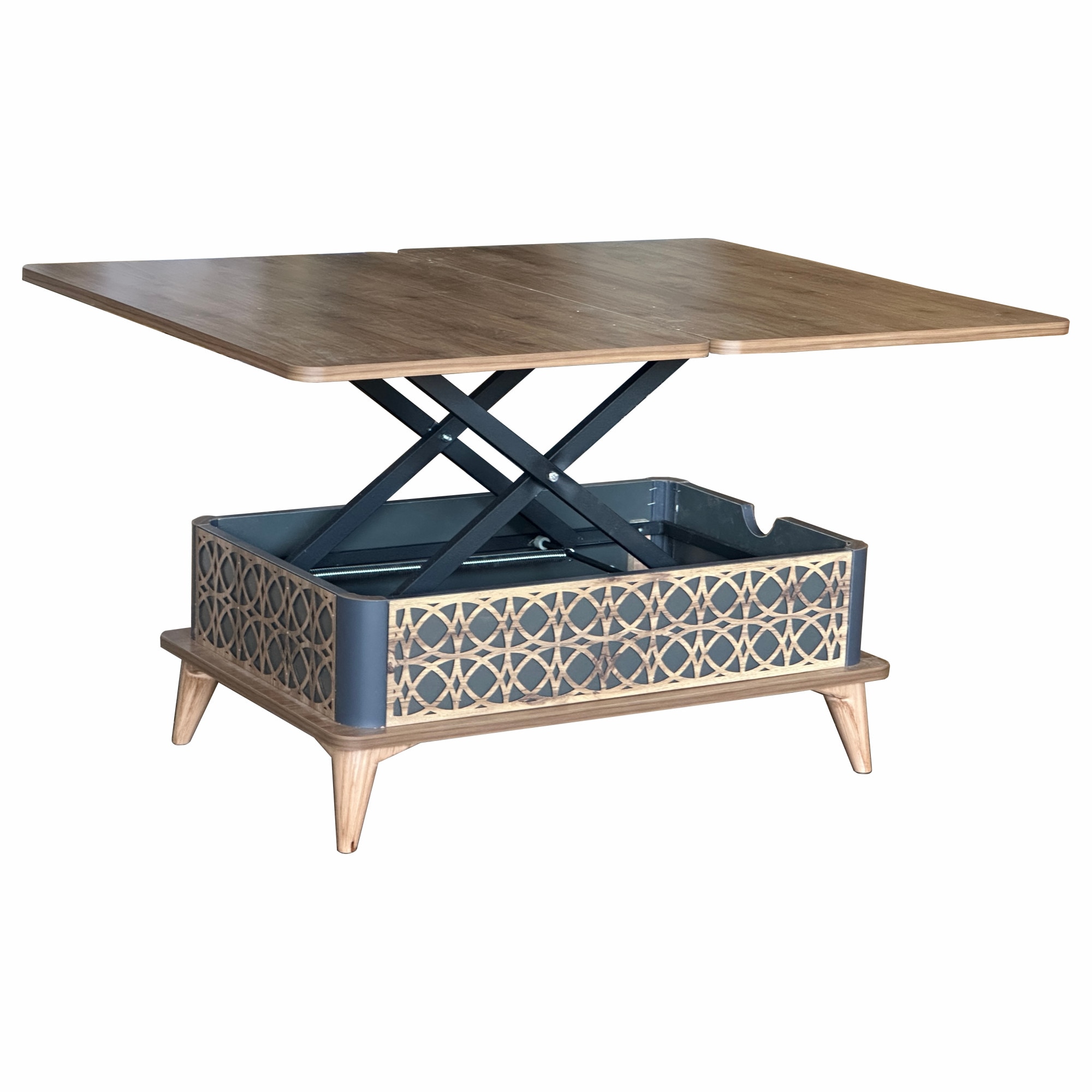 Masa extensibila Transformer V1, inaltime reglabila, 90 x 60-120cm ...