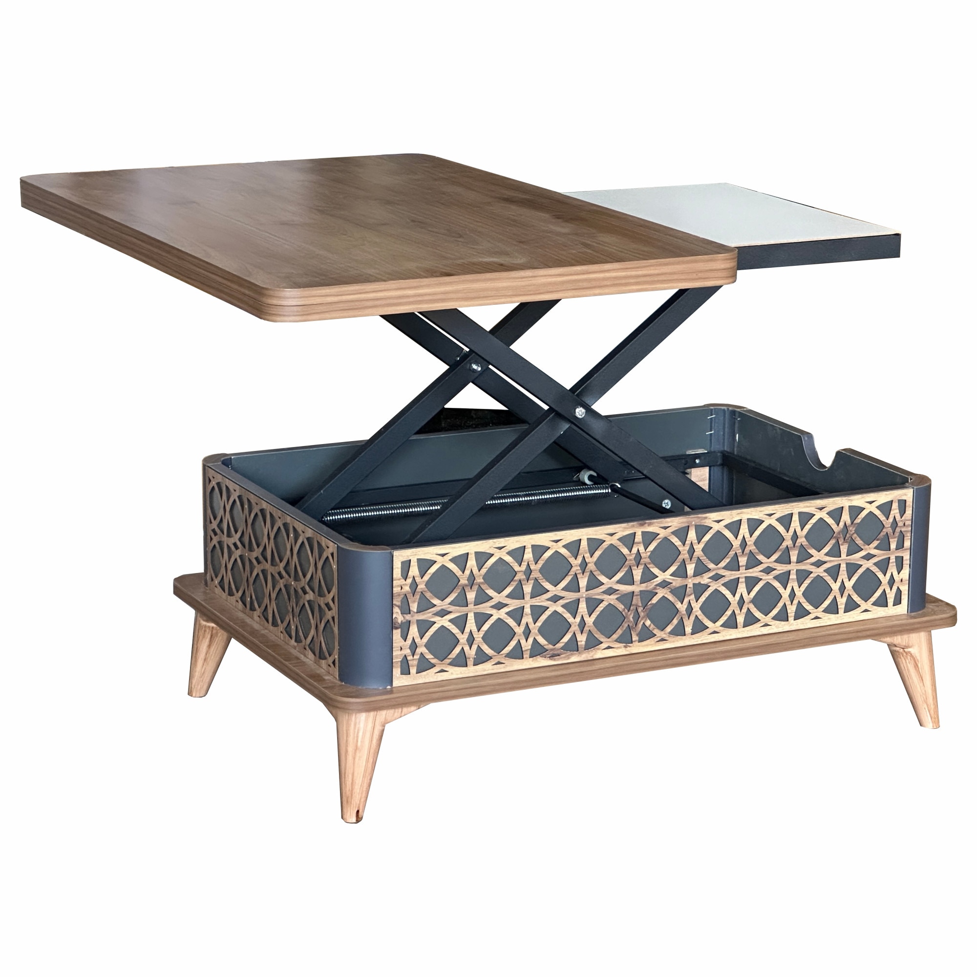 Masa extensibila Transformer V1, inaltime reglabila, 90 x 60-120cm ...