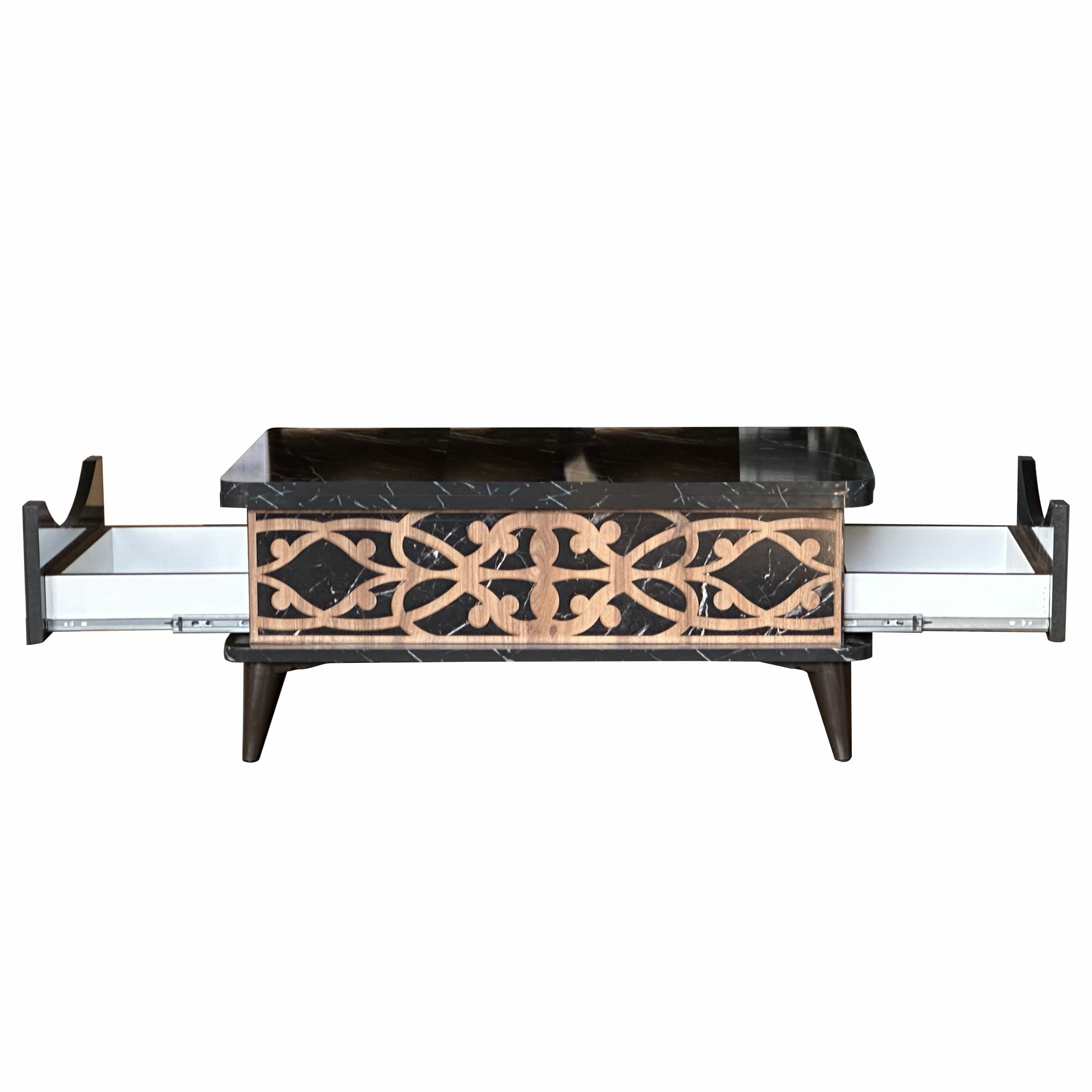 Masa extensibila Transformer V2, inaltime reglabila, 2 sertare, 90 x 60 ...