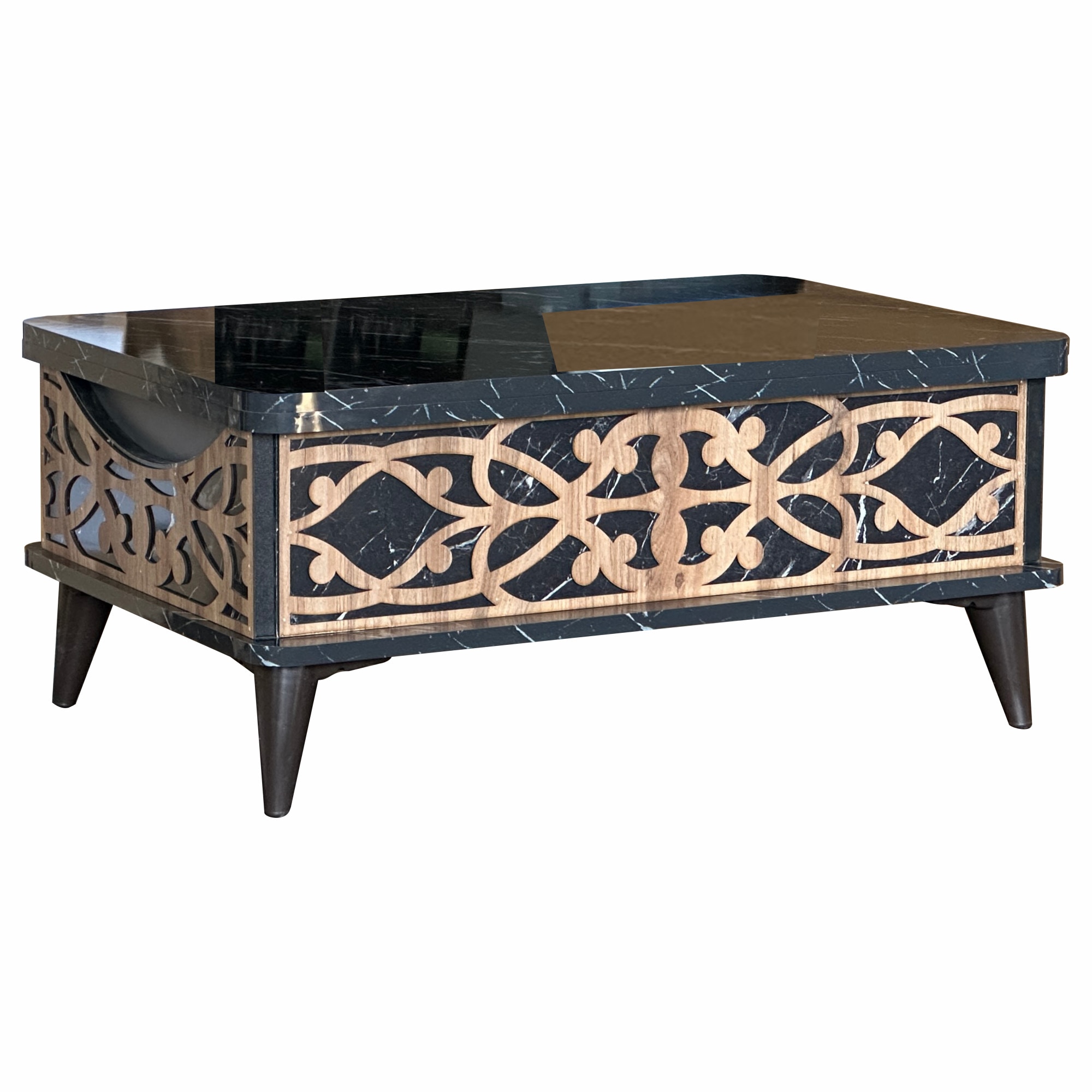 Masa extensibila Transformer V2, inaltime reglabila, 2 sertare, 90 x 60 ...