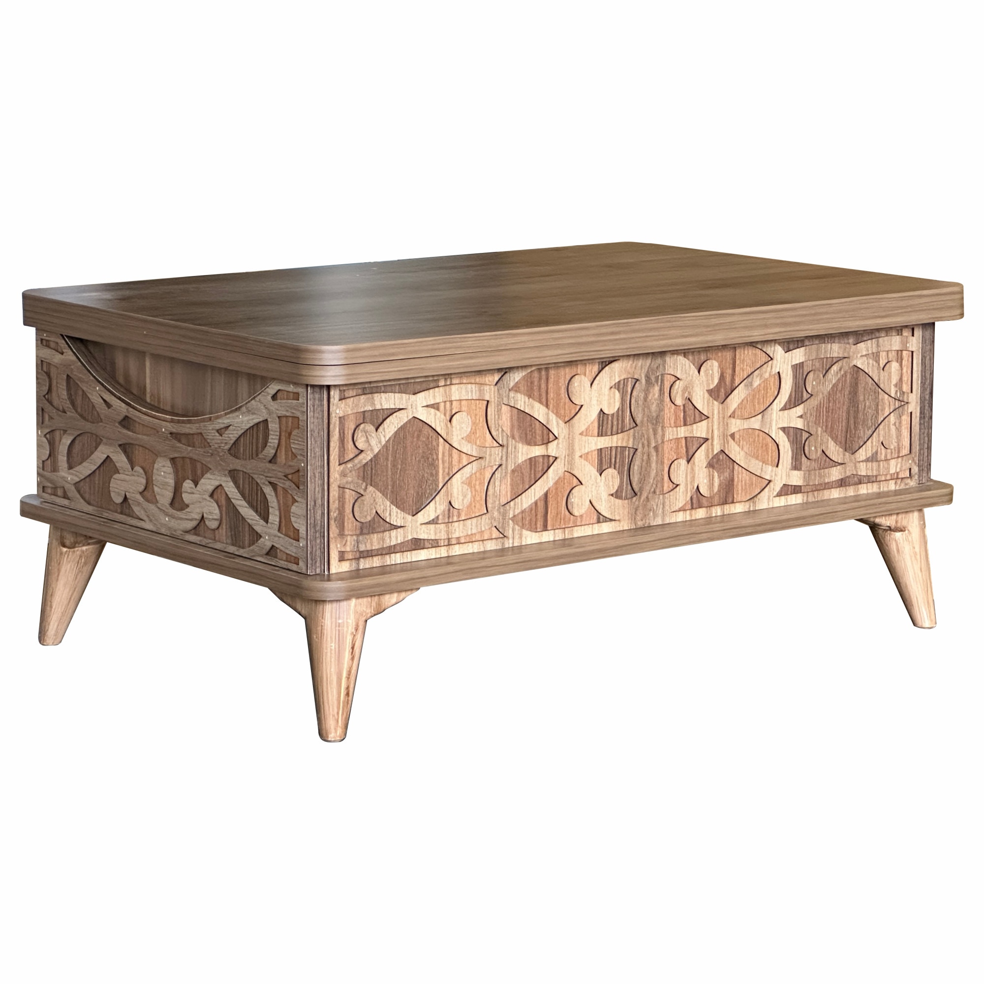 Masa extensibila Transformer V2, inaltime reglabila, 2 sertare, 90 x 60 ...