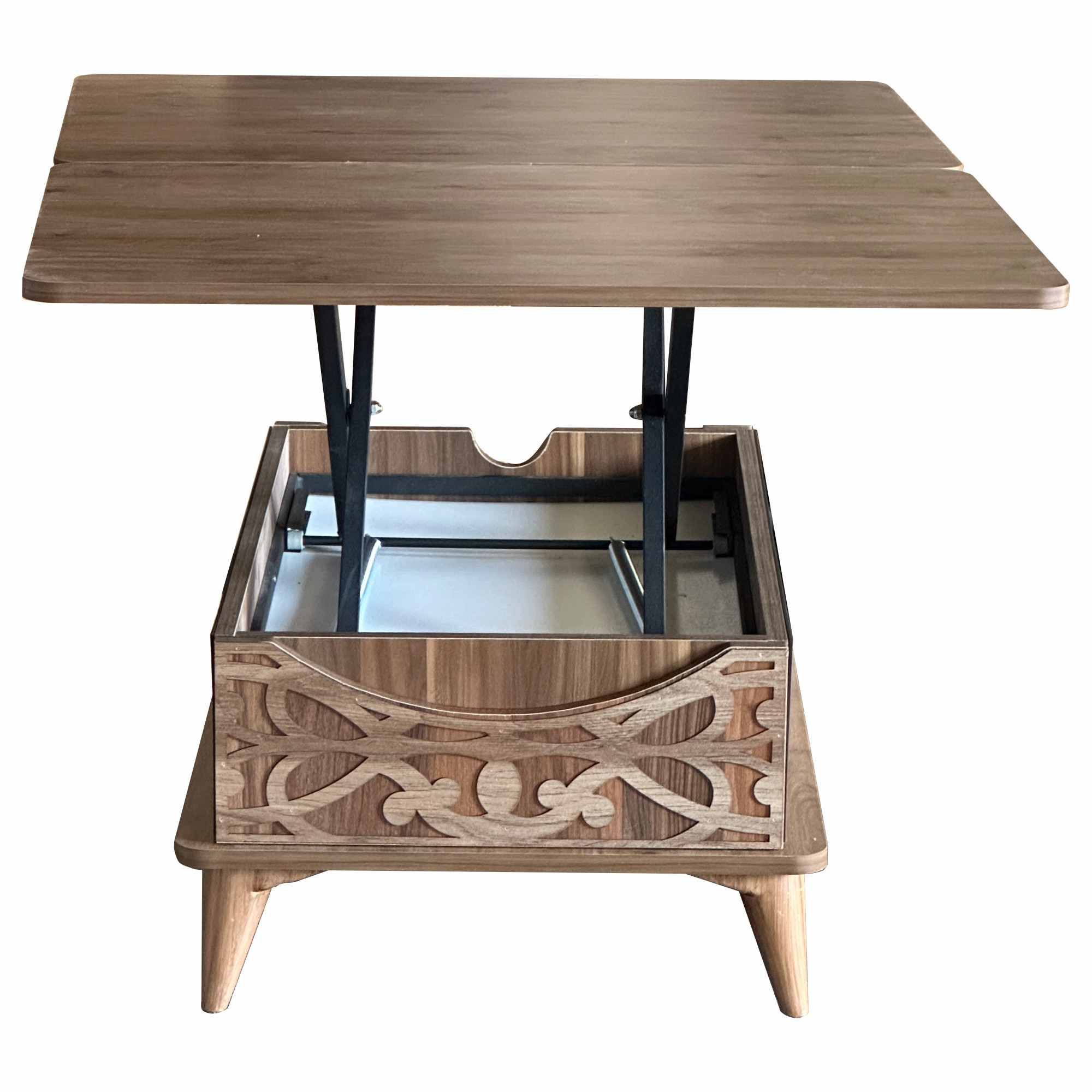 Masa extensibila Transformer V2, inaltime reglabila, 2 sertare, 90 x 60 ...