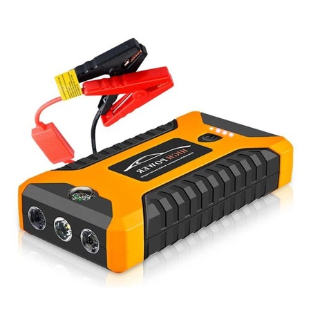 Starter auto portabil, 20000 mAh, 300A, functie de baterie externa ...