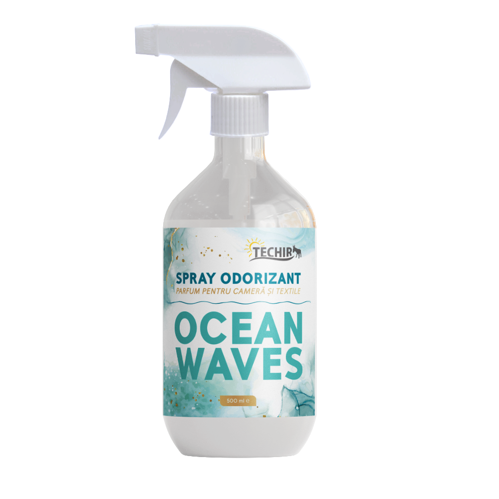 Spray odorizant pentru camera si textile, Ocean Waves, Techir, 500ml ...