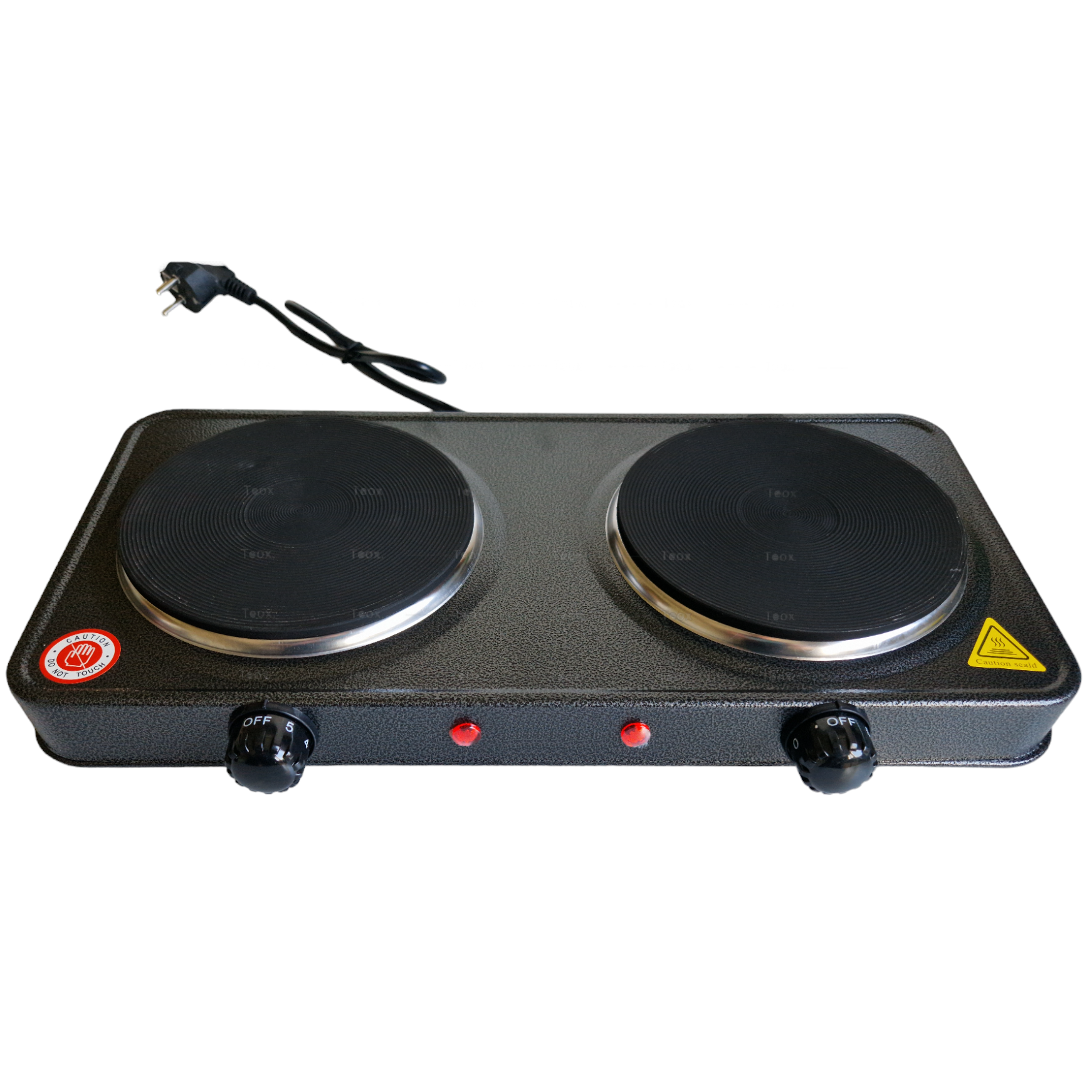 Plita electrica 2 ochiuri, Putere 2000W Negru - eMAG.ro