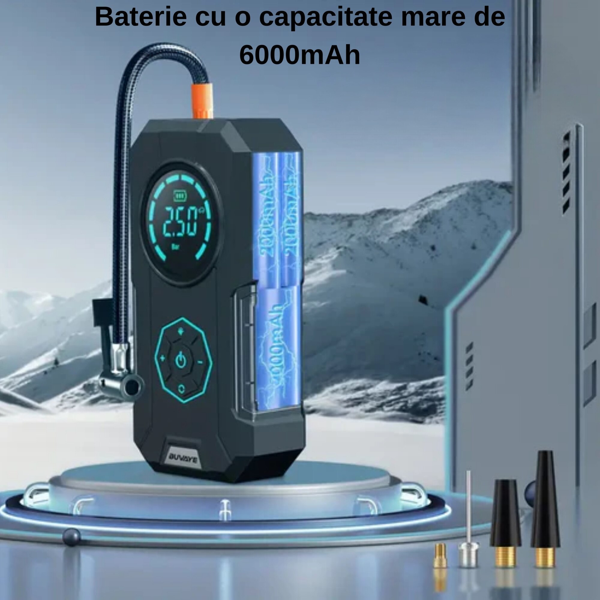 Compresor de Aer Auto Smart, Portabil, Multifunctional, Pompa de Aer ...