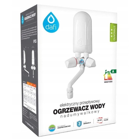 Incalzitor instant de apa, Dafi, electric, 4.5kW, alb, 187x90x85.5 mm ...