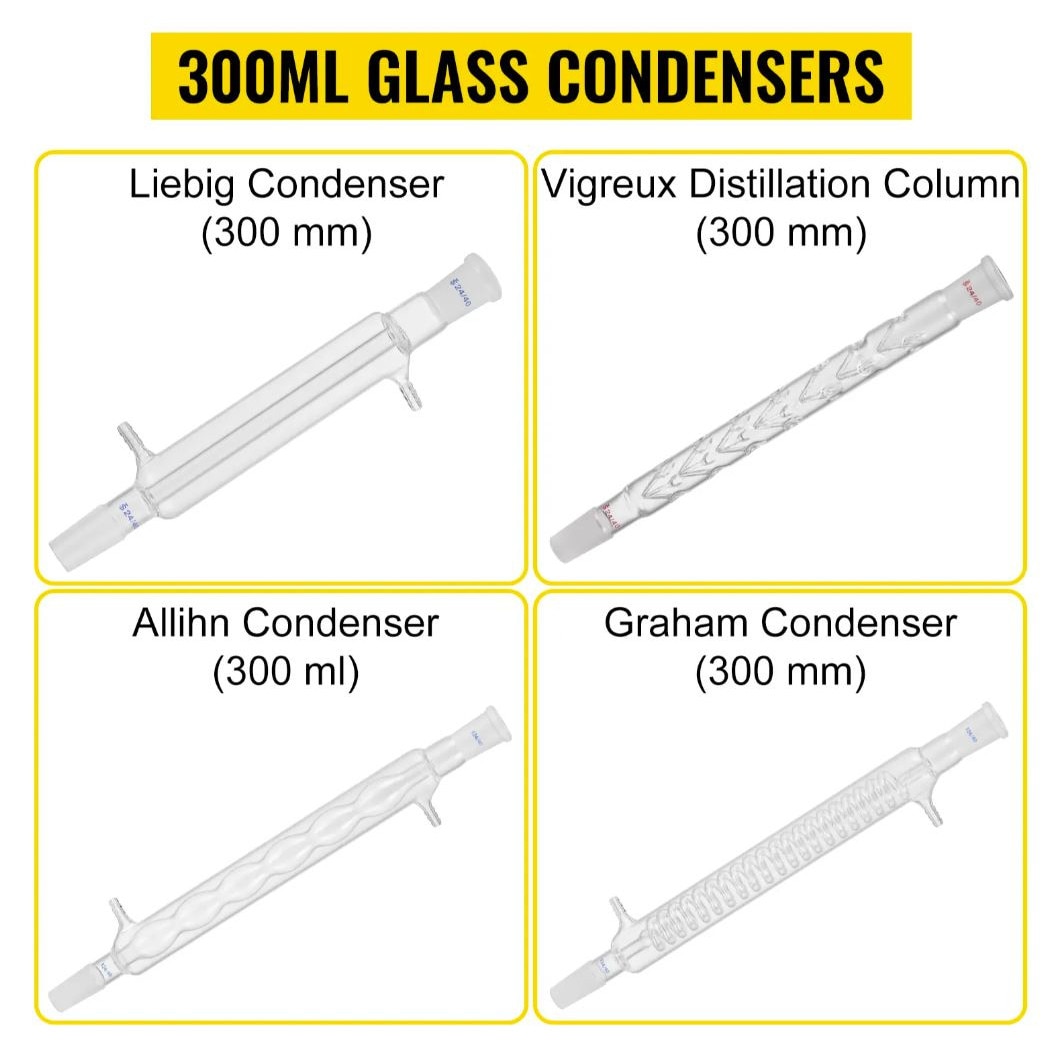 Set vase de laborator, Vevor, Rezistent la temperaturi ridicate pana la ...