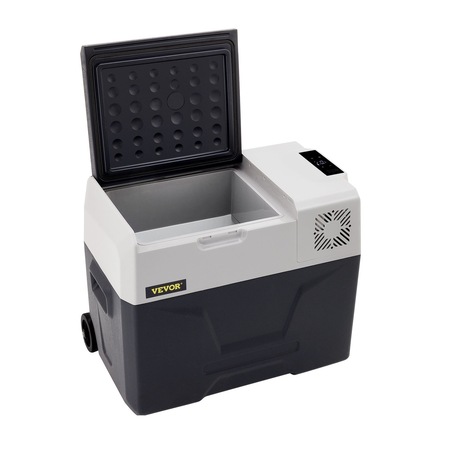 Frigider auto, Vevor, Capacitate 50 litri, Tensiune 12V 24V 220V, De la ...