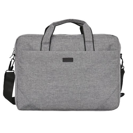 Geanta pentru documente si laptop, 14,1", 29 x 40 x 6 cm, Gri - eMAG.ro