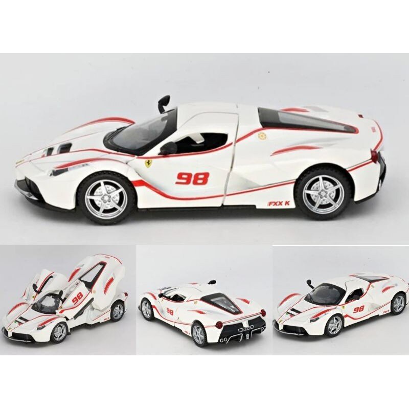 Masina din metal, Ferrari, 1:32, Alb - eMAG.ro