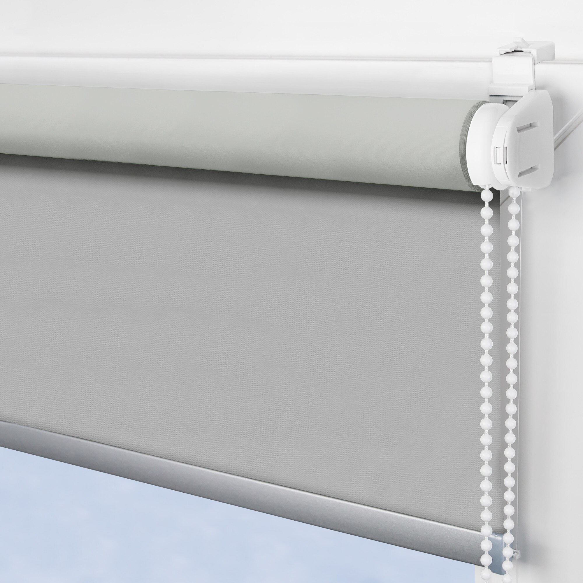 Roleta textila, opaca, izolatie termica, instalare non-invaziva, rulou ...