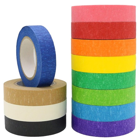 Set 12 role de banda washi JENUOS®, rezistent la apa, usor de rupt ...