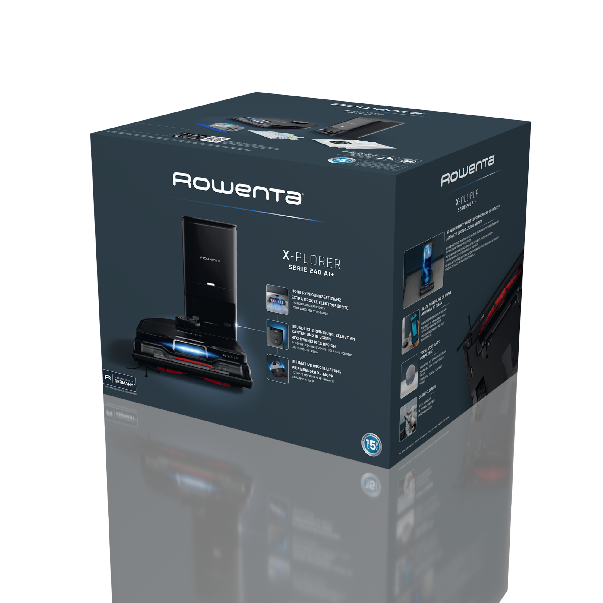 Прахосмукачка робот Rowenta X-Plorer Series 240+ RR9695WH ...