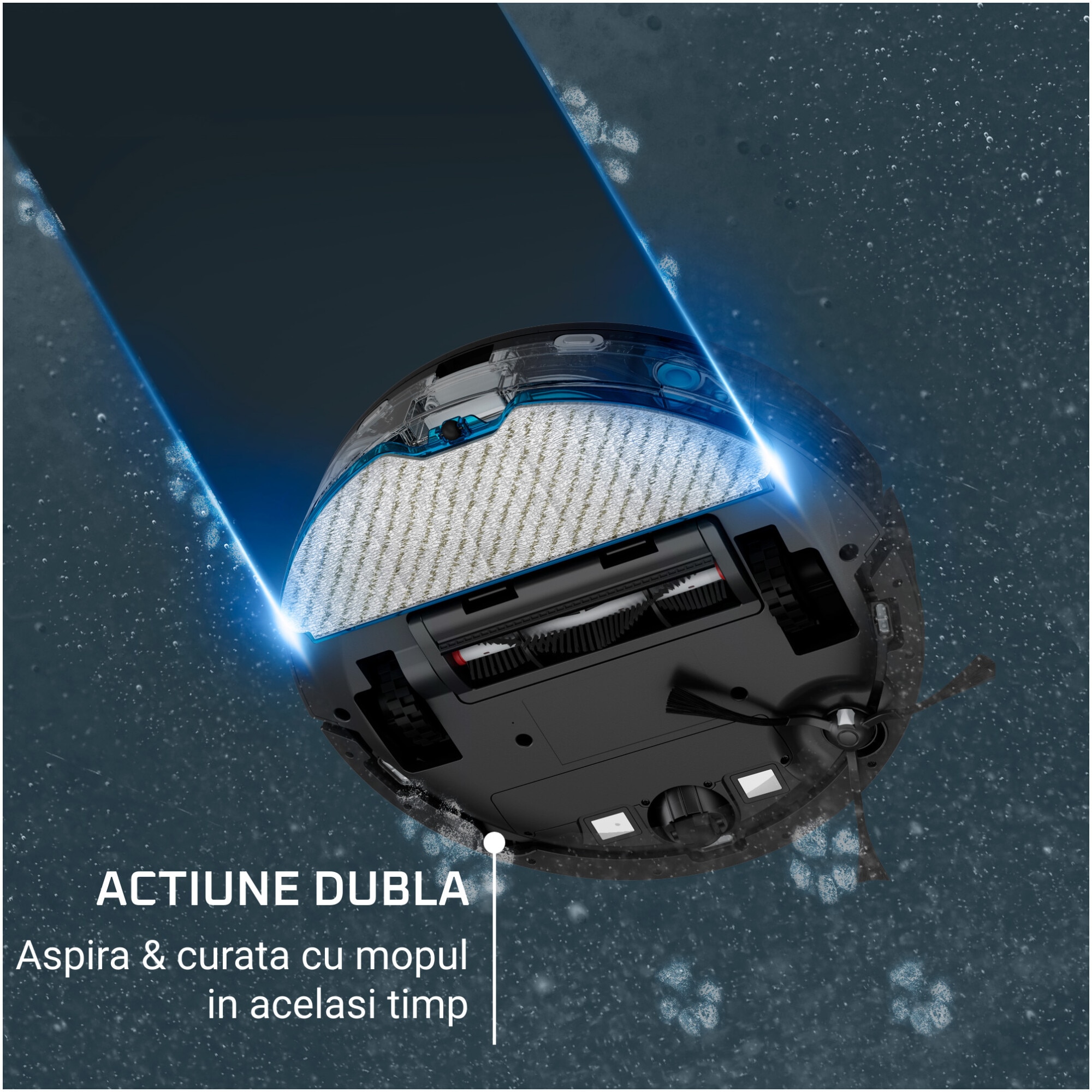 Robot de aspirare Rowenta X-Plorer Serie 65 RR8L65WH, aspirator si mop ...