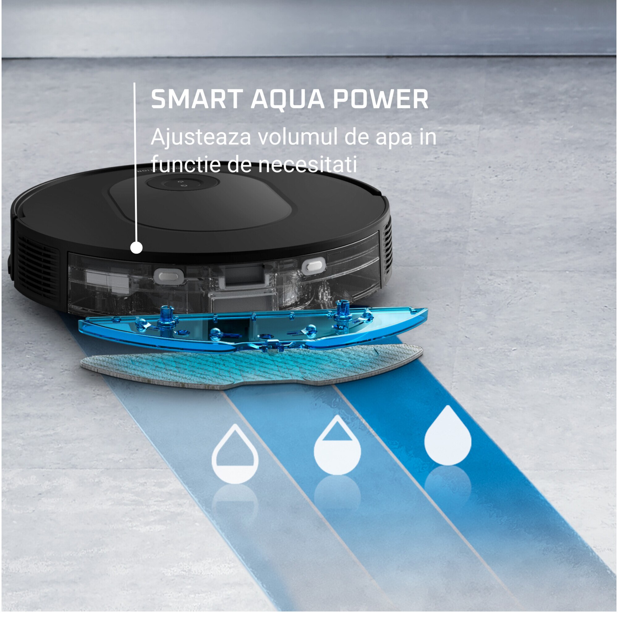 Robot de aspirare Rowenta X-Plorer Serie 65 RR8L65WH, aspirator si mop ...