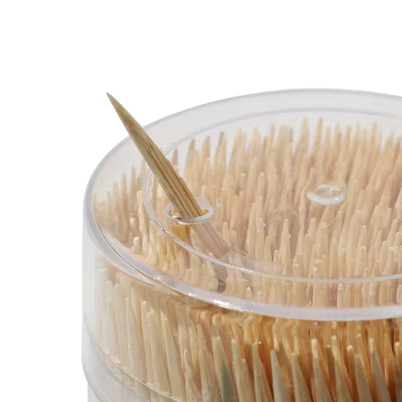 Set Scobitori din lemn in tub plastic, 65x2 mm, 500 buc - eMAG.ro