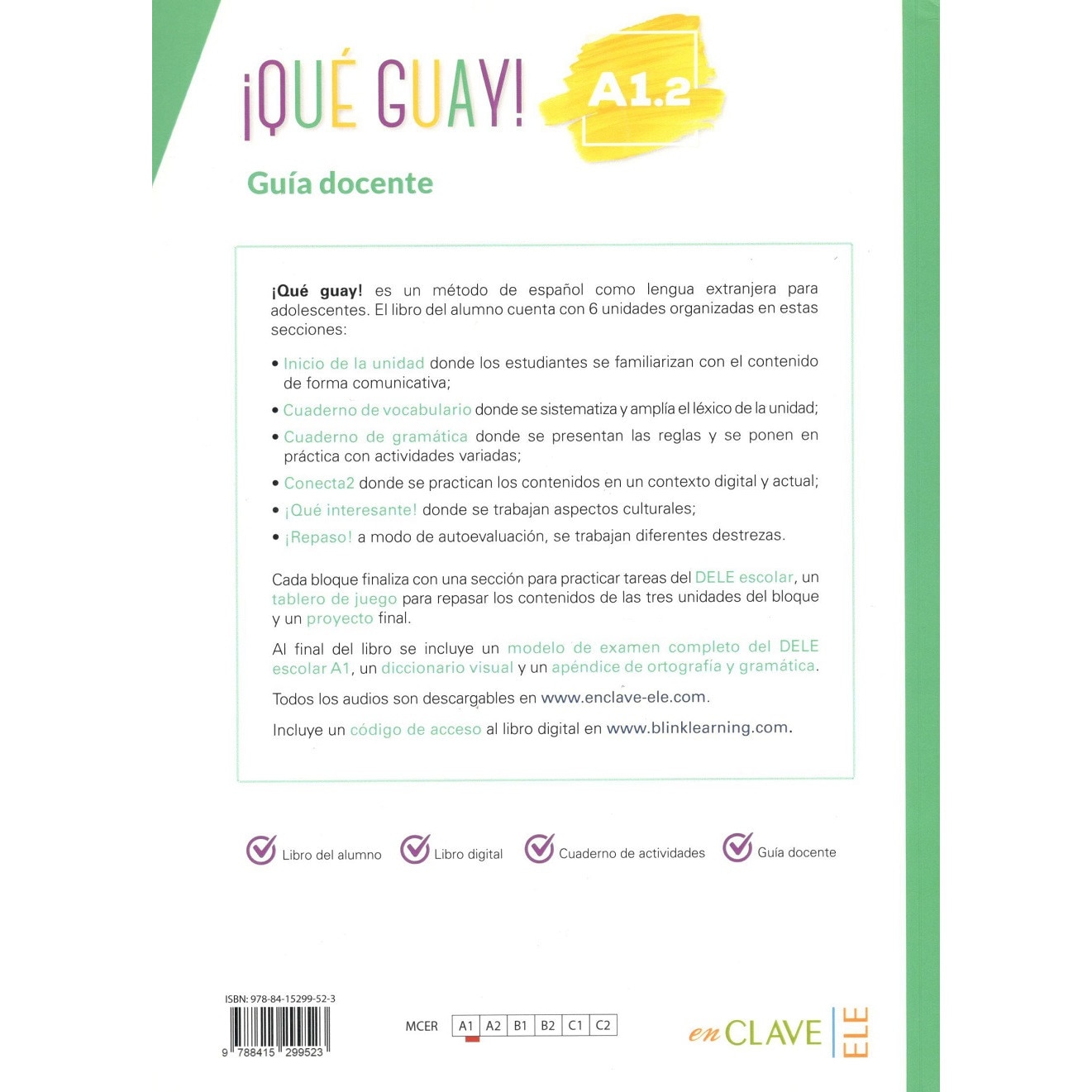 ¡Que guay! A1.2 – Guía docente ; Jorge Gutierrez Gamon - eMAG.ro