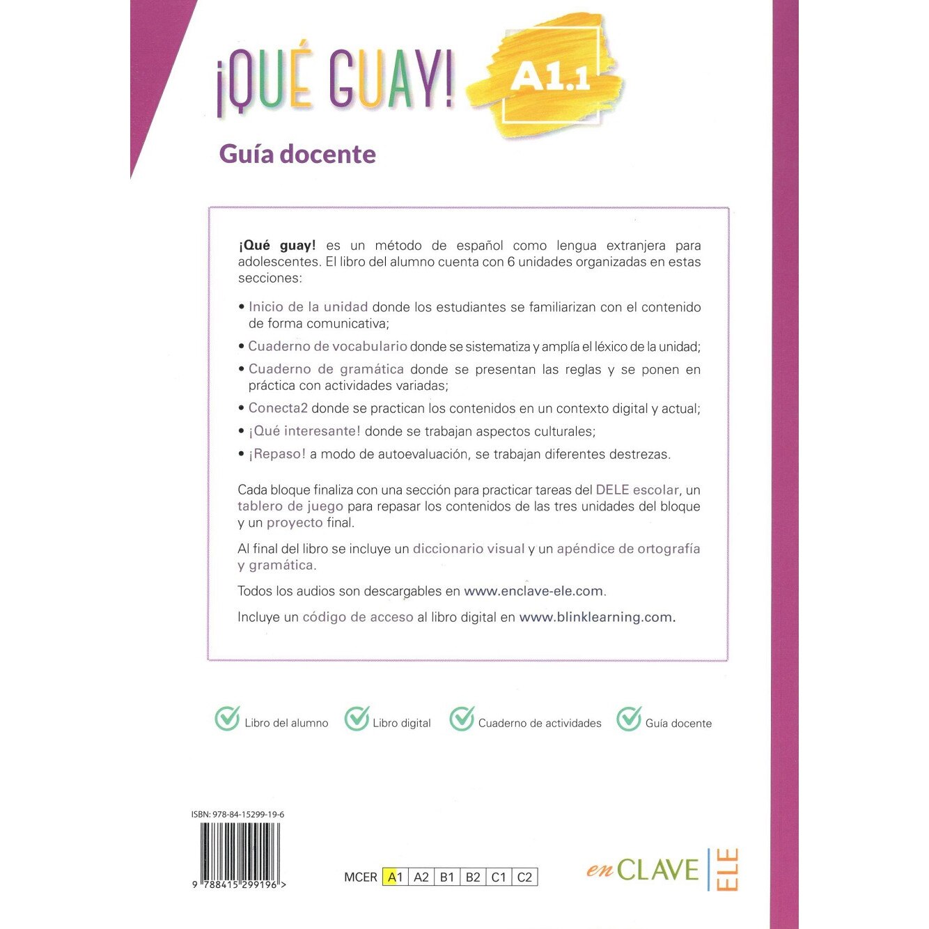¡Que guay! A1.1 – Guia docente ; Liliana Corredor Romero - eMAG.ro