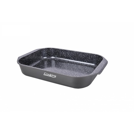 Tava cuptor din aluminiu turnat, acoperire ceramica dubla, 39.5×26 CM ...