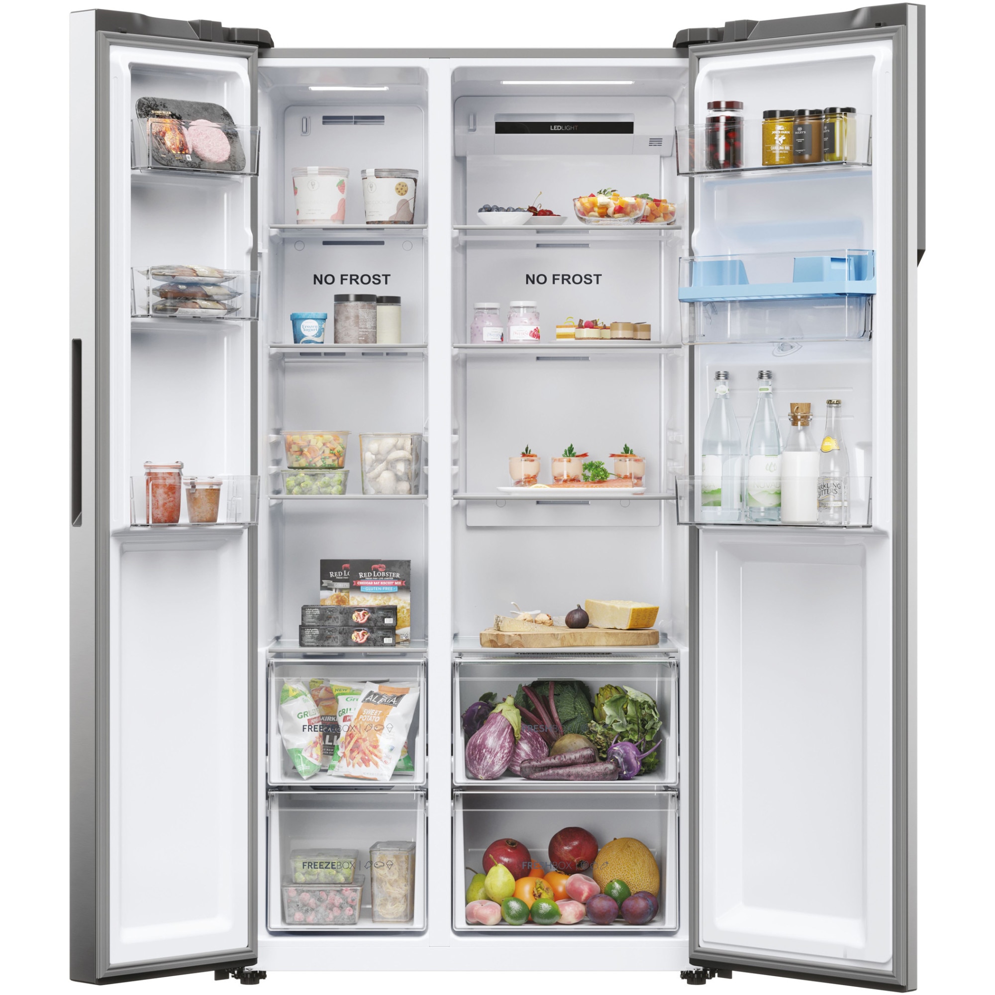 Side by side Haier HSR5918DWMP, 521 litri, Total No Frost, Multi air ...