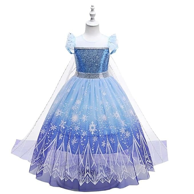 Rochie Elsa Frozen 2 pentru Copii, Regina Ghetii, EvrikaUnity ...