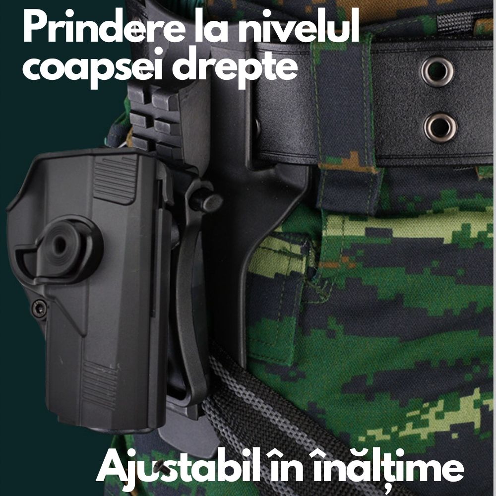 Set Holster Toc Pistol BERETTA PX4 Storm cu 3 Sisteme de Prindere, pe ...