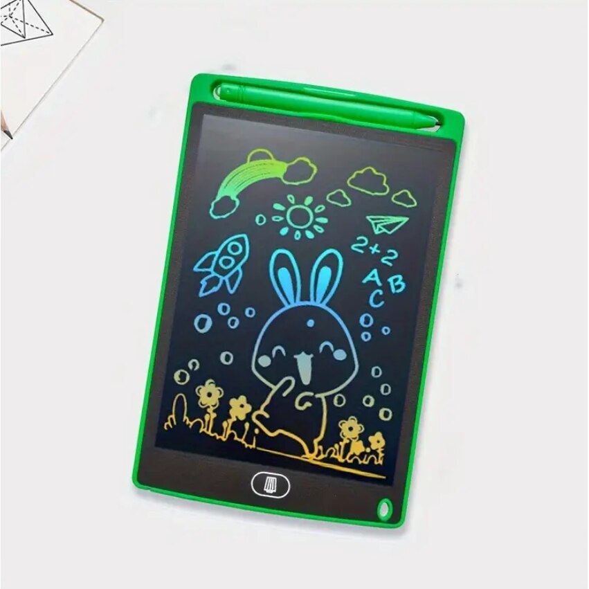 Tableta LCD cu pix, pentru scris/desenat cu ecran de 8.5 inch, Verde ...