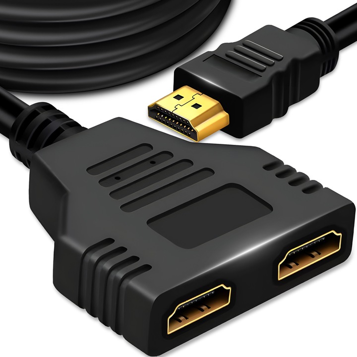 Cablu Splitter Switch HDMI Retoo cu 2 Porturi, 2 x Intrare, 1 x Iesiri ...