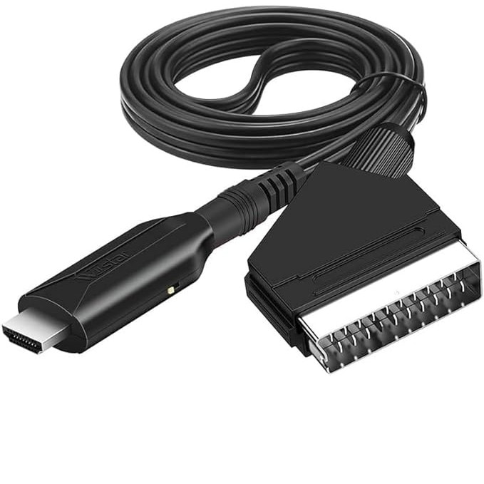 Cablu HDMI Tata-SCART Tata/1, 5m, Negru - eMAG.ro