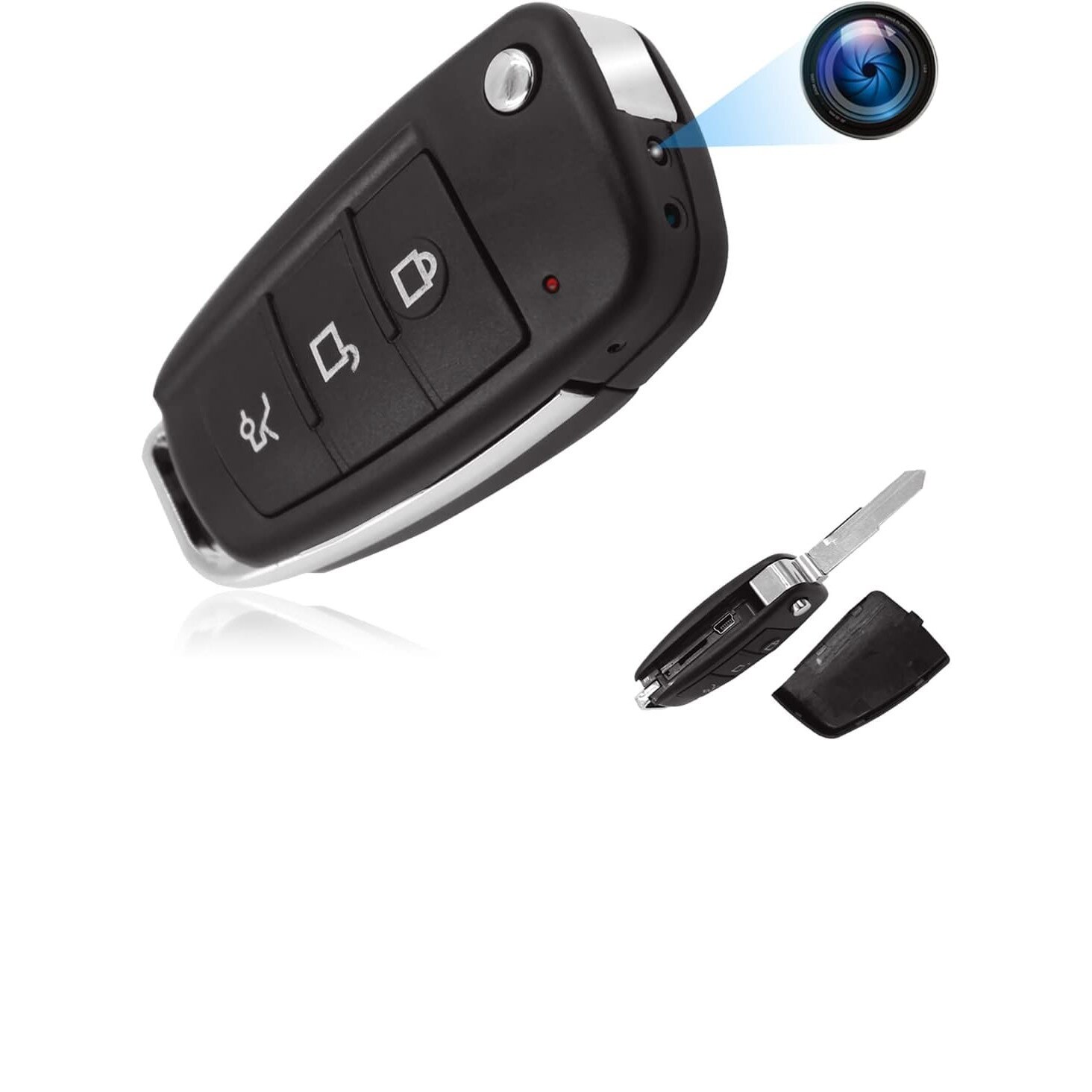Camera ascunsa sub forma de cheie auto, fara fir pentru supraveghere in ...
